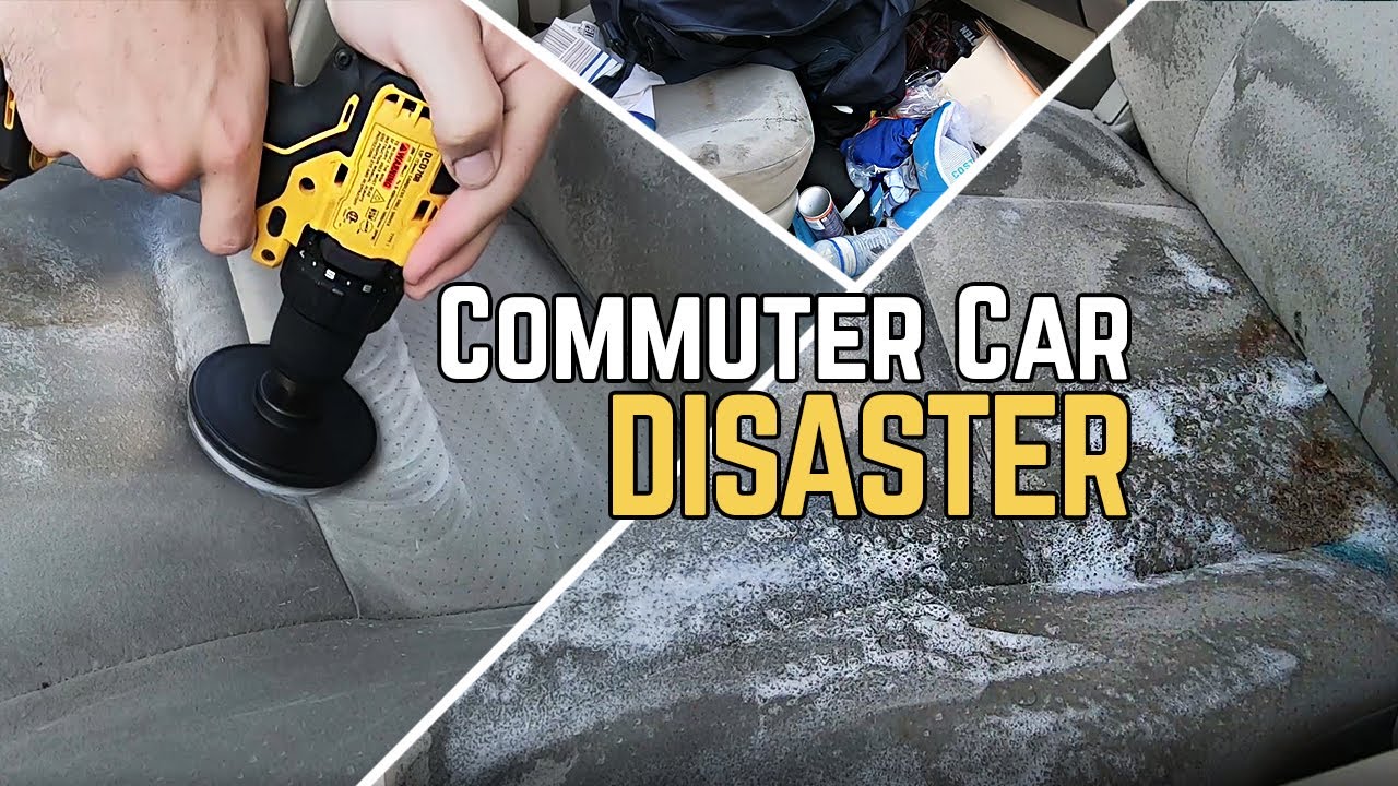 Deep Cleaning DISASTER Commuter Car. Full Interior Detailing ...