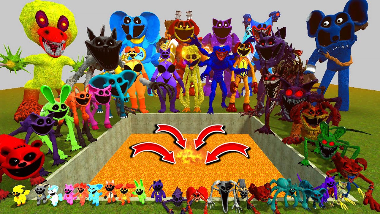 DESTROY NEW POPPY PLAYTIME CHAPTER 1-3 VS RAINBOW FRIEND, ZOONOMALY IN ...