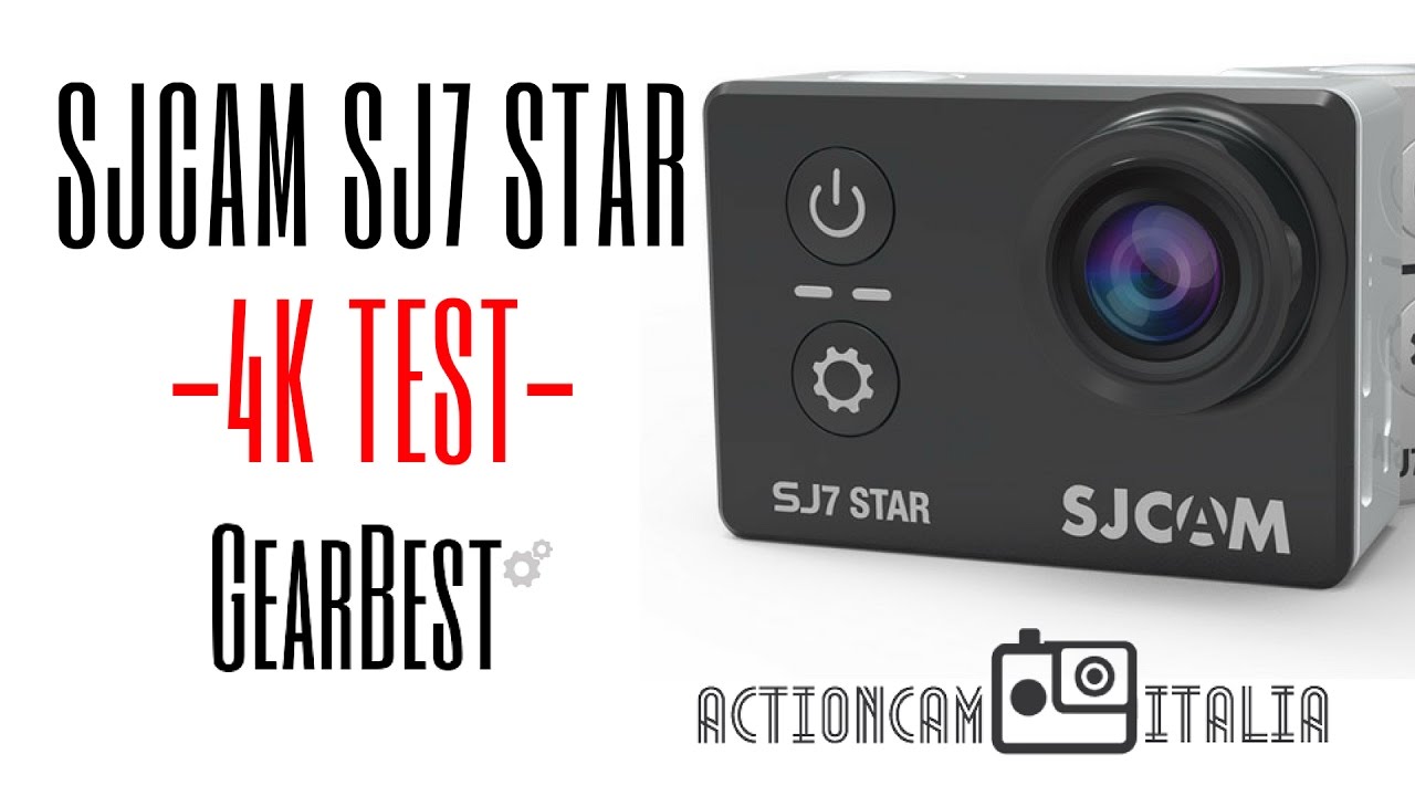 SJCAM SJ7 Star 4K First Test [Gearbest Courtesy] - YouTube