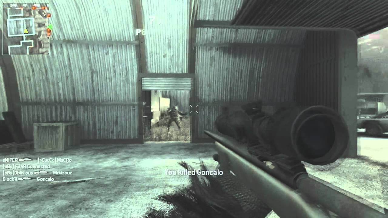 Block'ii On Countdown FFA Sniper [COD4] - YouTube