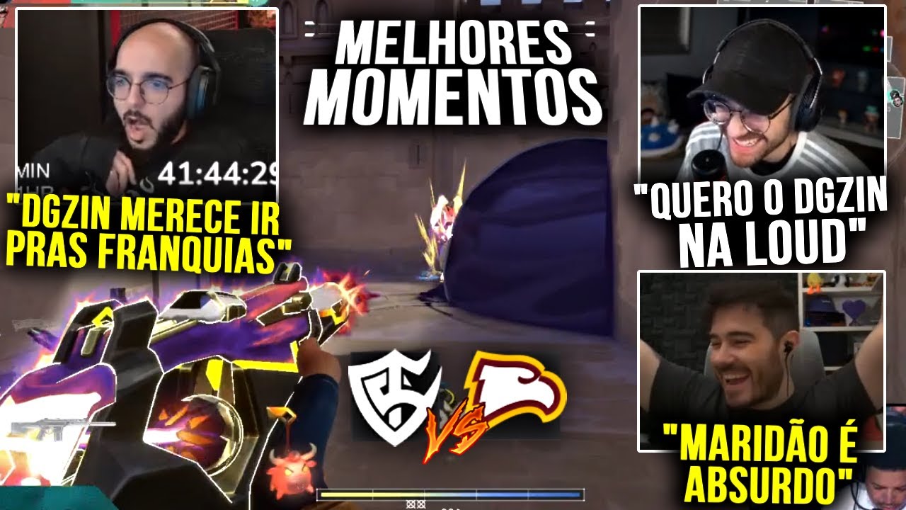 DGZIN JOGOU NIVEL FRANQUIA e SMURFOU NO ASCENSION! STREAMERS VÃO A ...