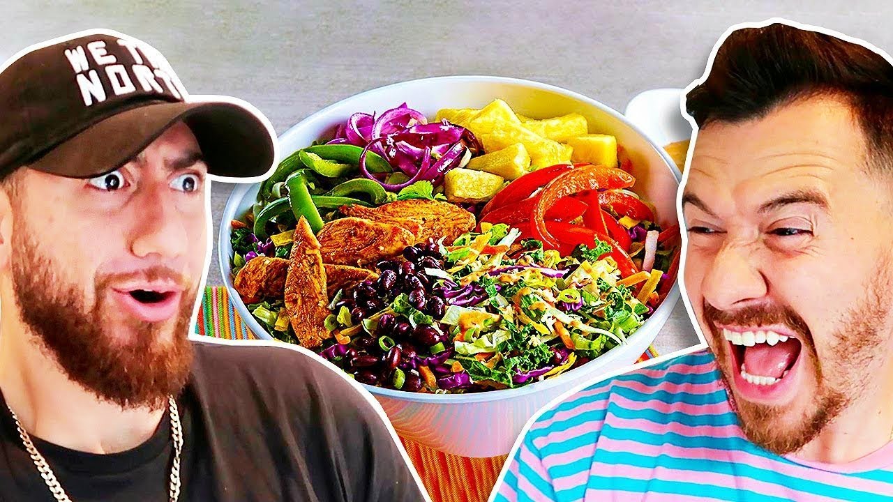 Who Can Make The Perfect SALAD?! *Team Alboe Food Cook Off Challenge ...