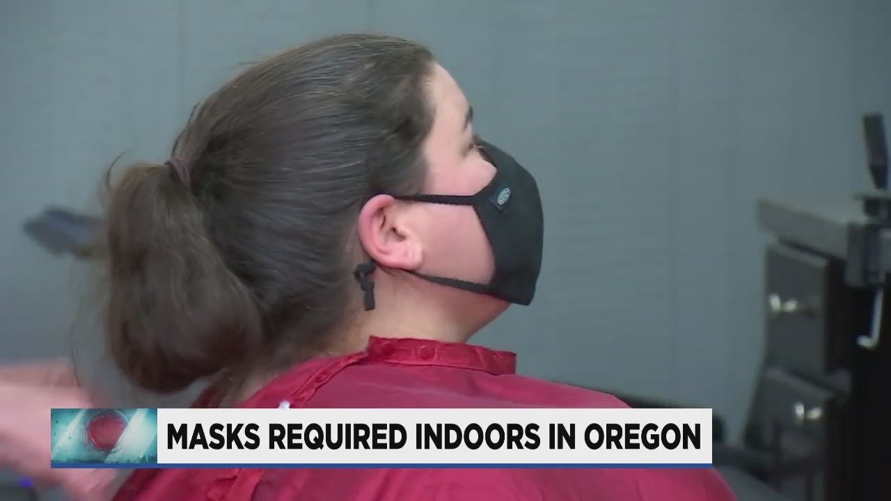 Oregon residents mask up again after governor's order - YouTube
