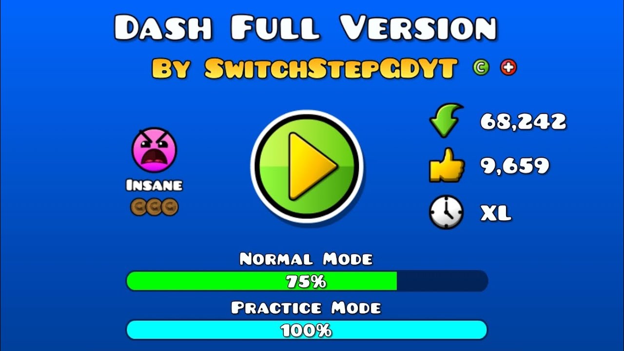 una forma de jugar Dash Full Ver con su musica - YouTube