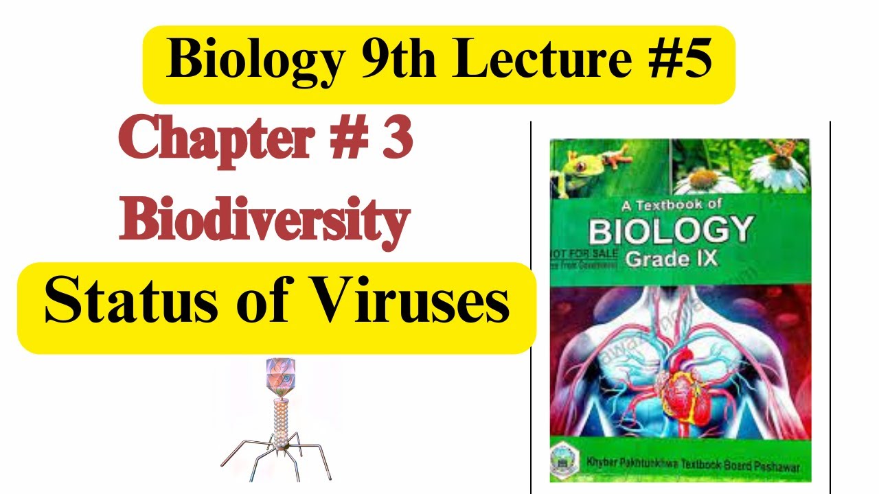 Viruses: Unique particles (Status of Virus) Class 9th Biology |Lecture ...