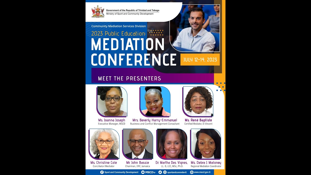 MEDIATION CONFERENCE DAY 1 WEDNESDAY 12TH JULY 2023 - YouTube
