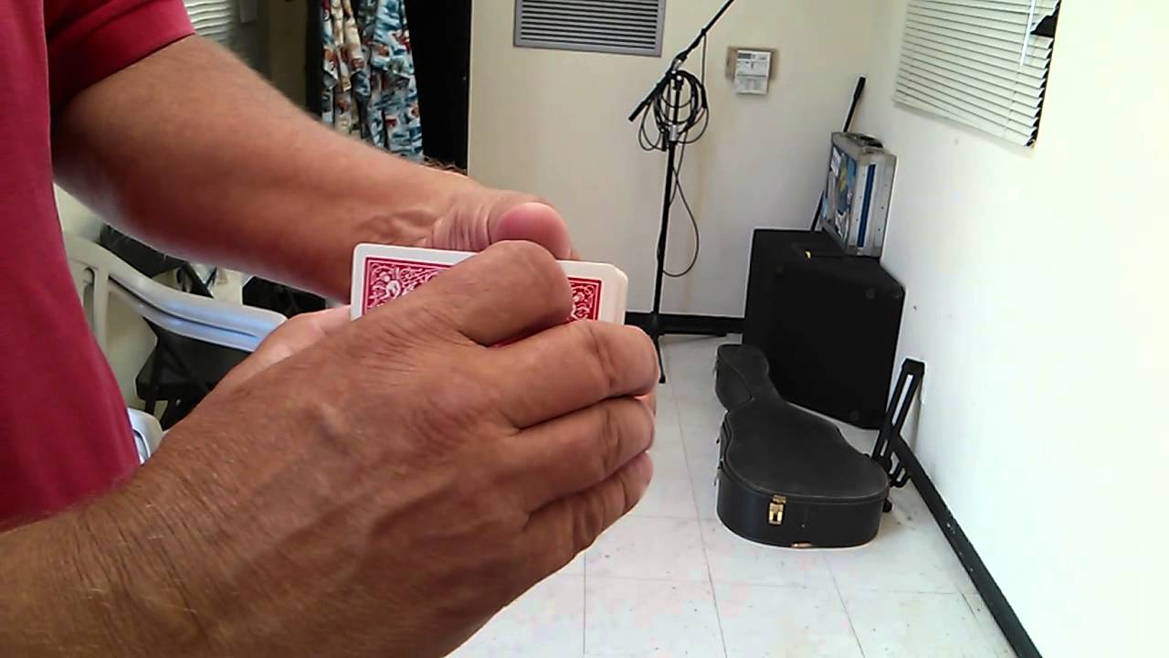 One handed shuffle - YouTube