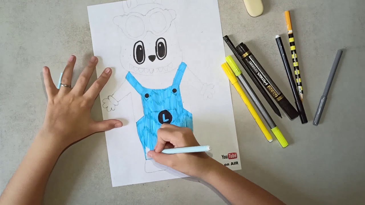 How to draw Minion x Labubu | Paint ART | Step by step | Speed drawing ...