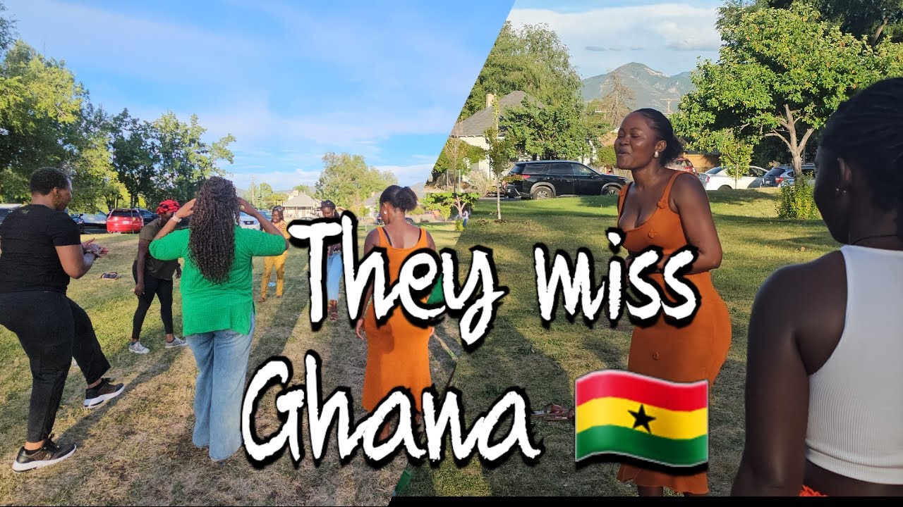 Ghanaian Ladies In USA play Ampe (Ladies Game) || THEY MISS OLD DAYS IN ...