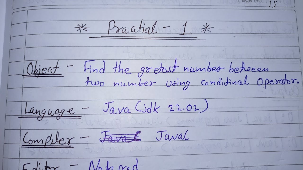COMPUTER SCIENCE PRACTICAL - 1 || Bsc 2nd year - YouTube