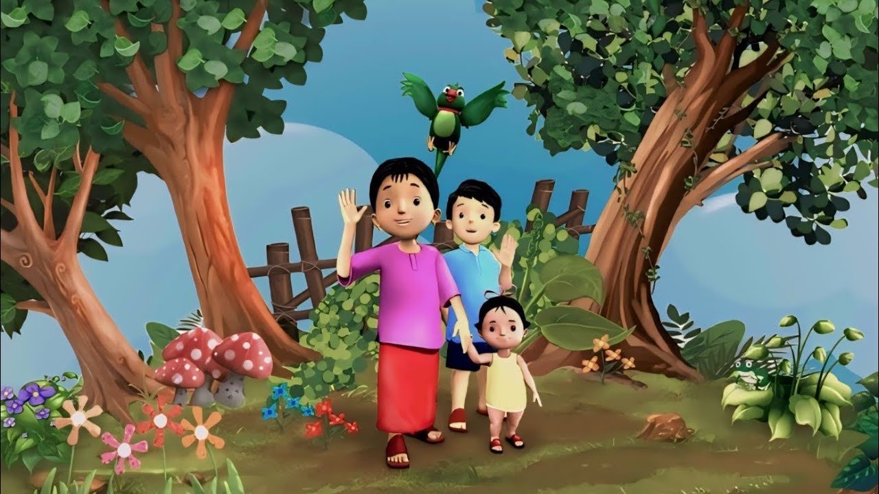 Meena Cartoon video part-1 SB RAJU CARTOON - YouTube