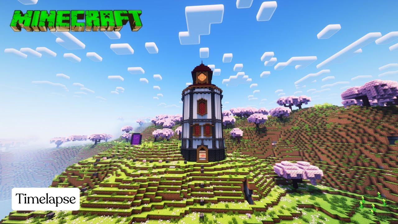 Creating a Rocket Shop in Minecraft - Timelapse Build - YouTube