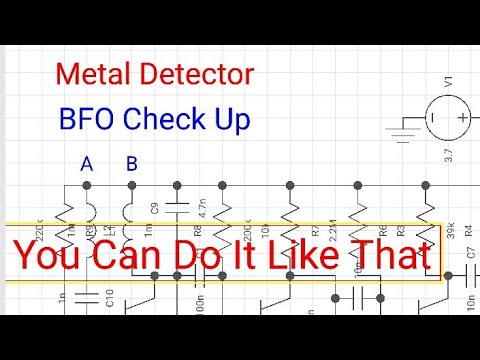 Metal detector. How to combine transmitter with amplifire Bfo - YouTube