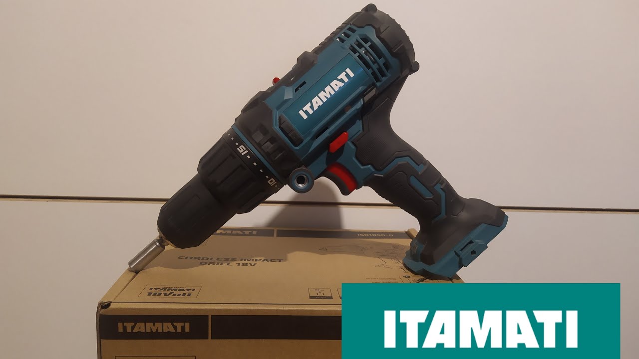 Wiertarko-wkrętarka ITAMATI ISB1850 test i prezentacja - YouTube