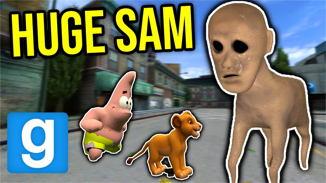 HUGE SAM INVADES CITY!! (Garry's Mod Nextbot) - YouTube