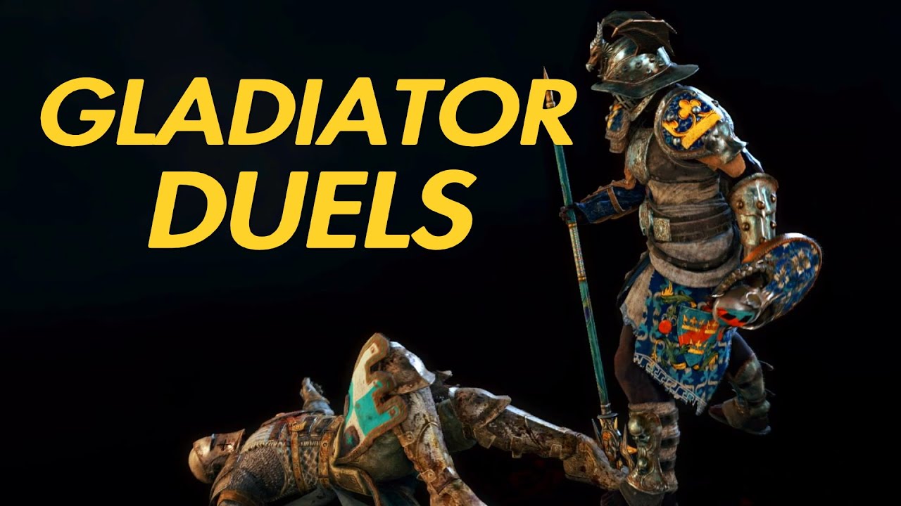 Gladiator Also Needs A Buff - Gladiator Duels [For Honor] - YouTube