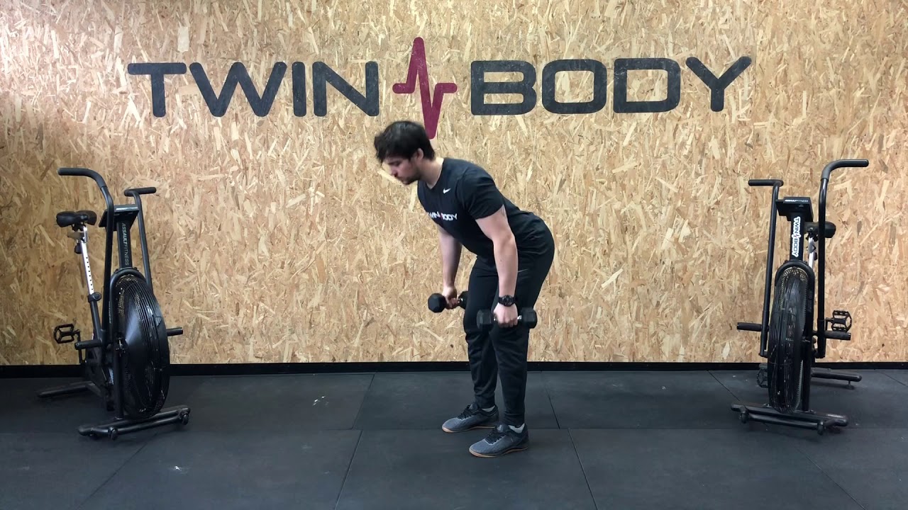 Kick back dumbbells | Twinbody - YouTube