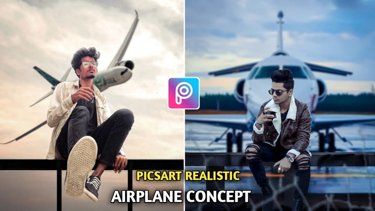 PicsArt Creative airplane photo editing 2022 | Instagram viral airplane ...
