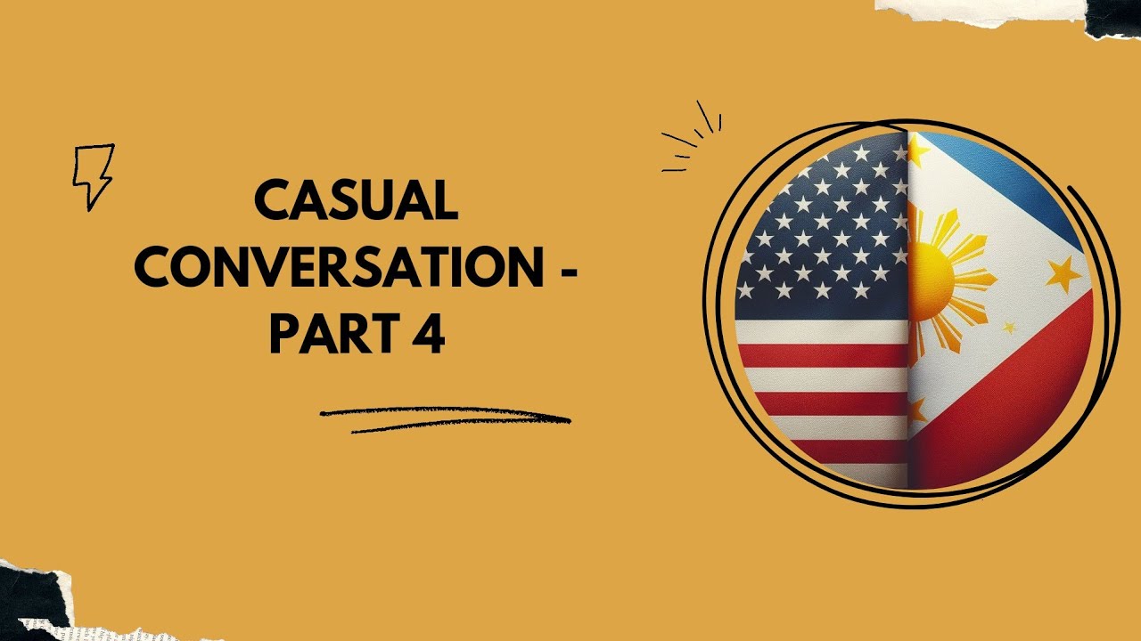 PART 4: Casual Conversation In Tagalog | Learn Tagalog with Mae ...