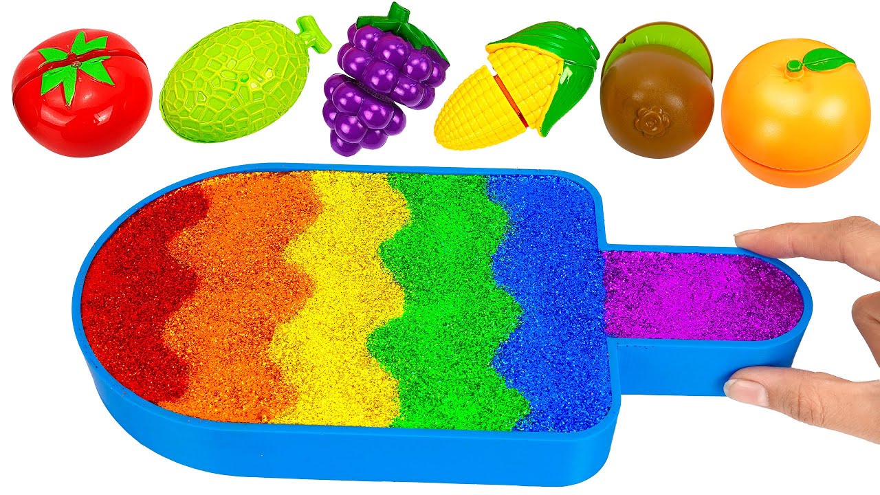 Satisfying Video l Mixing All My Slime Smoothie in Making Rainbow ...