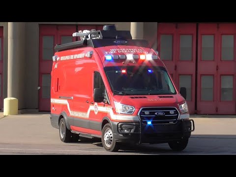 *RARE* Minneapolis Fire Dept. Mobile Command Van Responding - YouTube
