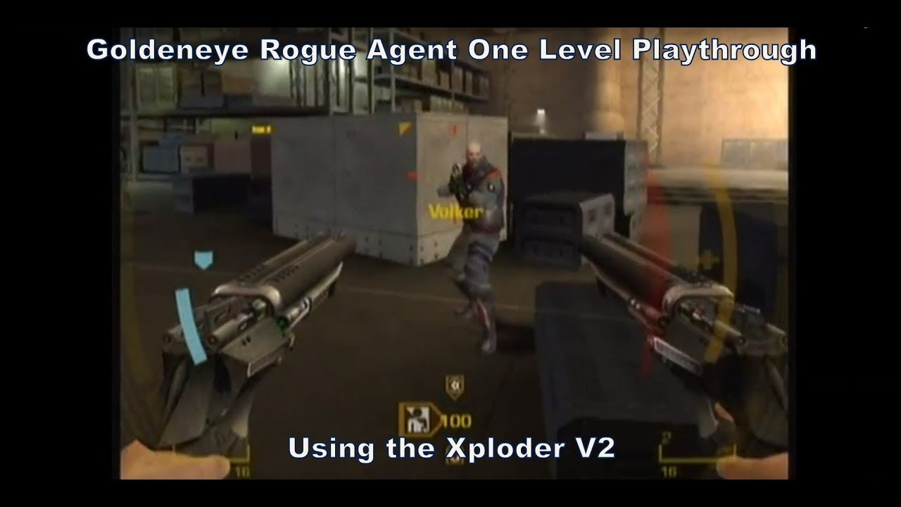 Goldeneye Rogue Agent One Level Playthrough using the Xploder V2 for ...
