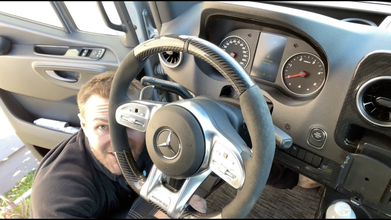 Sprinter Van Steering Wheel Swap - YouTube