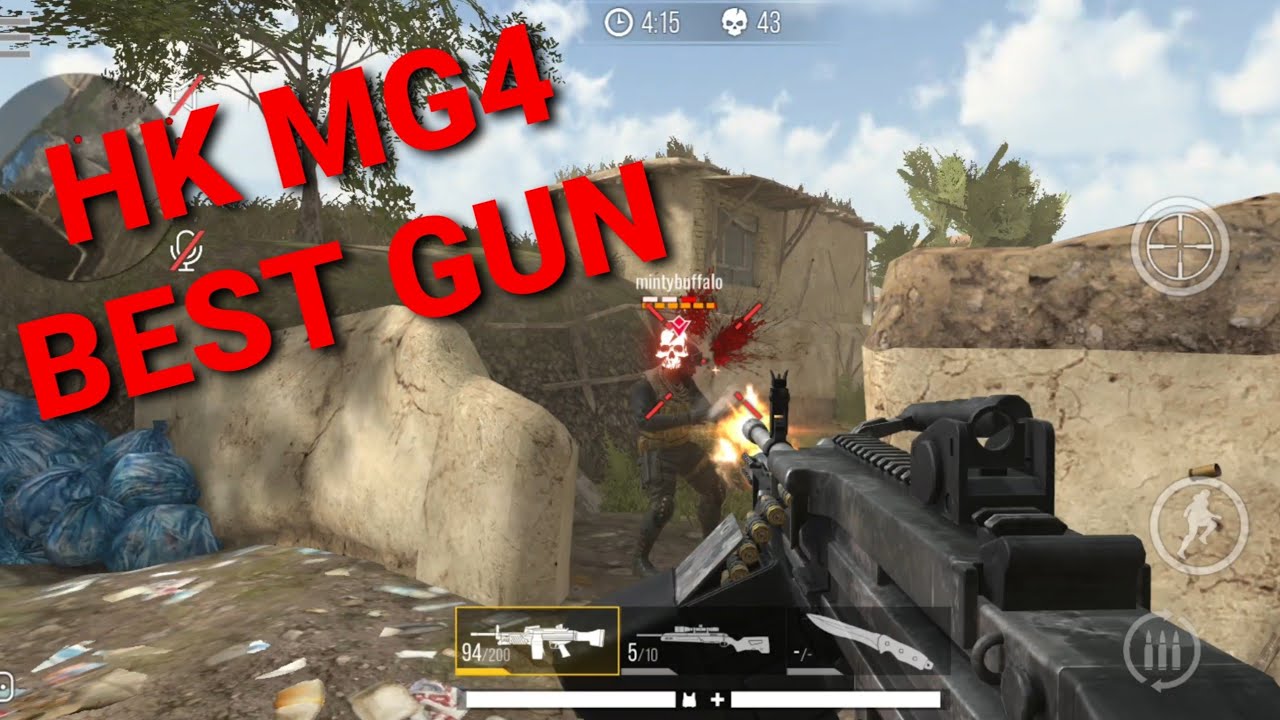 PRO MAX LEVEL - NEW GUN TRIAL HK MG4 - NEW GUESS BUY IN - Modern Strike ...