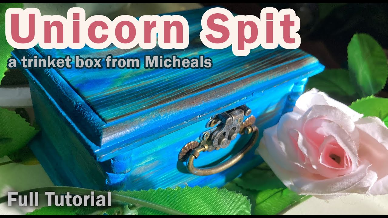 Unicorn Spit Project Idea, Small Trinket Box - Michaels Stores. Cool ...
