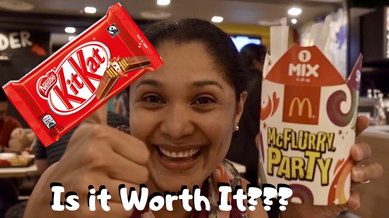 McDonalds Kit Kat McFlurry... A SCAM or Is it Any Good?? - YouTube