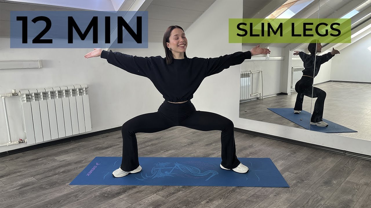 12 MIN. SLIM LEGS WORKOUT + FAT BURN - thighs, hamstrings & booty ...