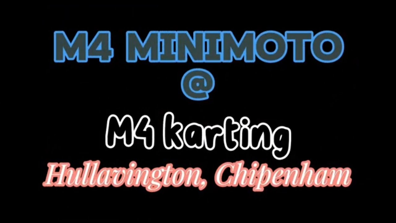 20-01-24 M4 minimoto practice session - YouTube