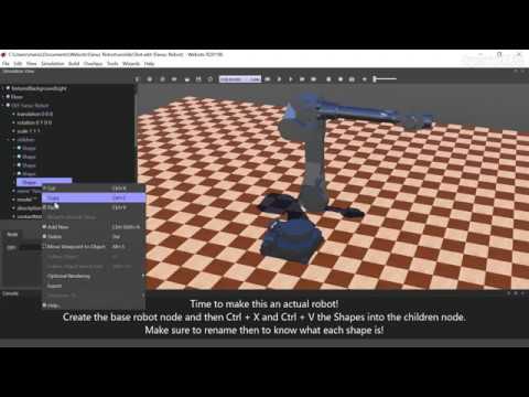 Exporting Autodesk Inventor CAD models to Webots - YouTube