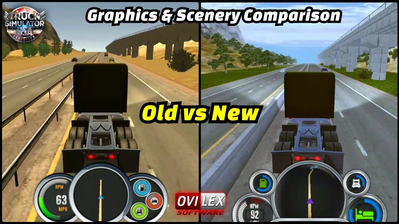 Truck Simulator USA vs USA 2021/ Evolution Graphics - New York & Denver ...
