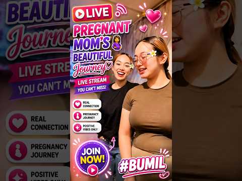 LIVE: Pregnant Mom’s Beautiful Journey 🤰💕 #bumil #pregnancy 3/5