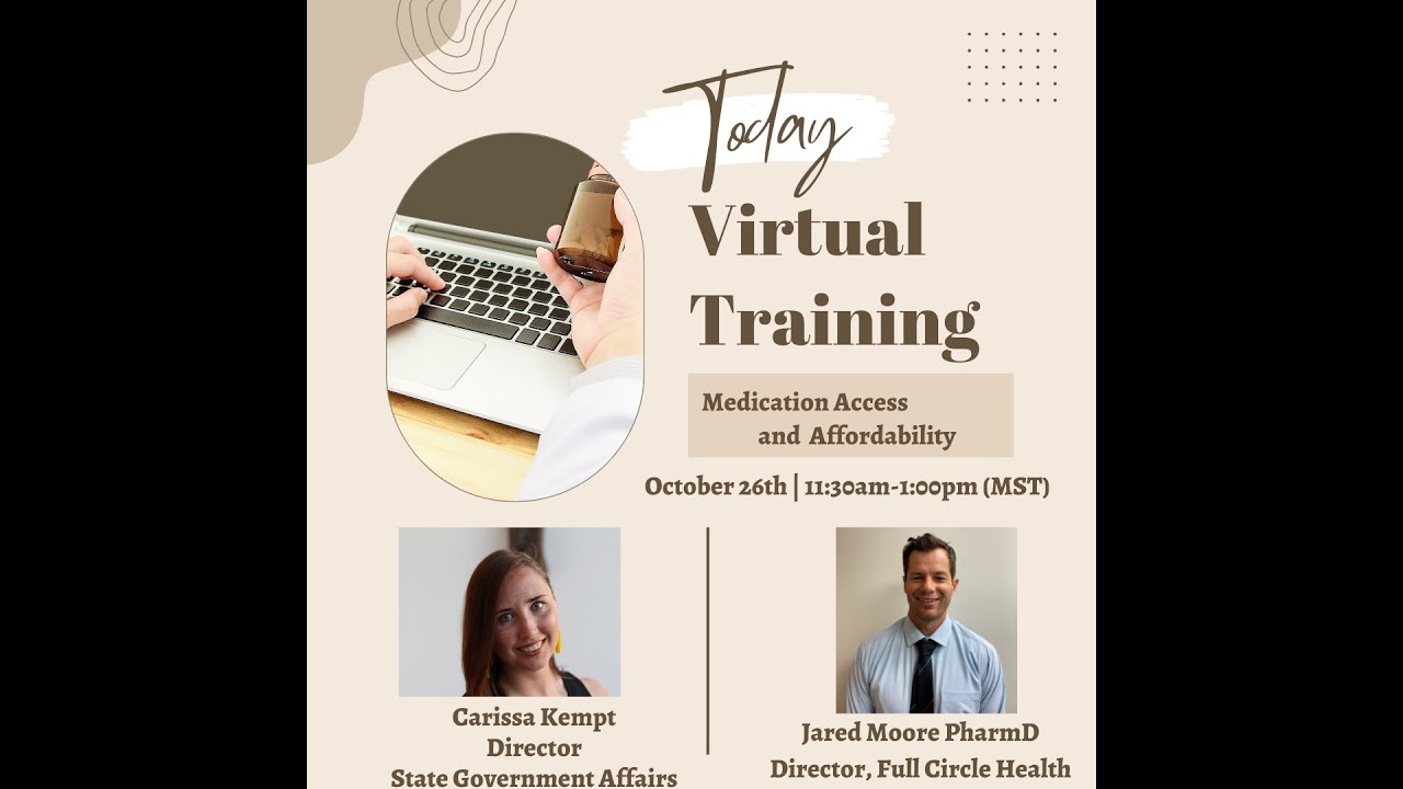 Medication Access and Affordability Virtual Training - YouTube