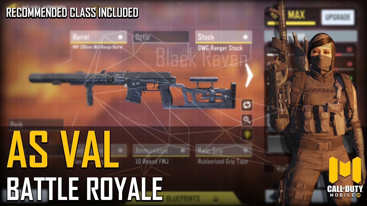 AS VAL - Battle Royale Build || Call of Duty Mobile - YouTube
