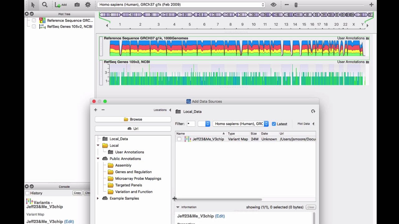 Preparing to Import 23andMe Data into GenomeBrowse - YouTube