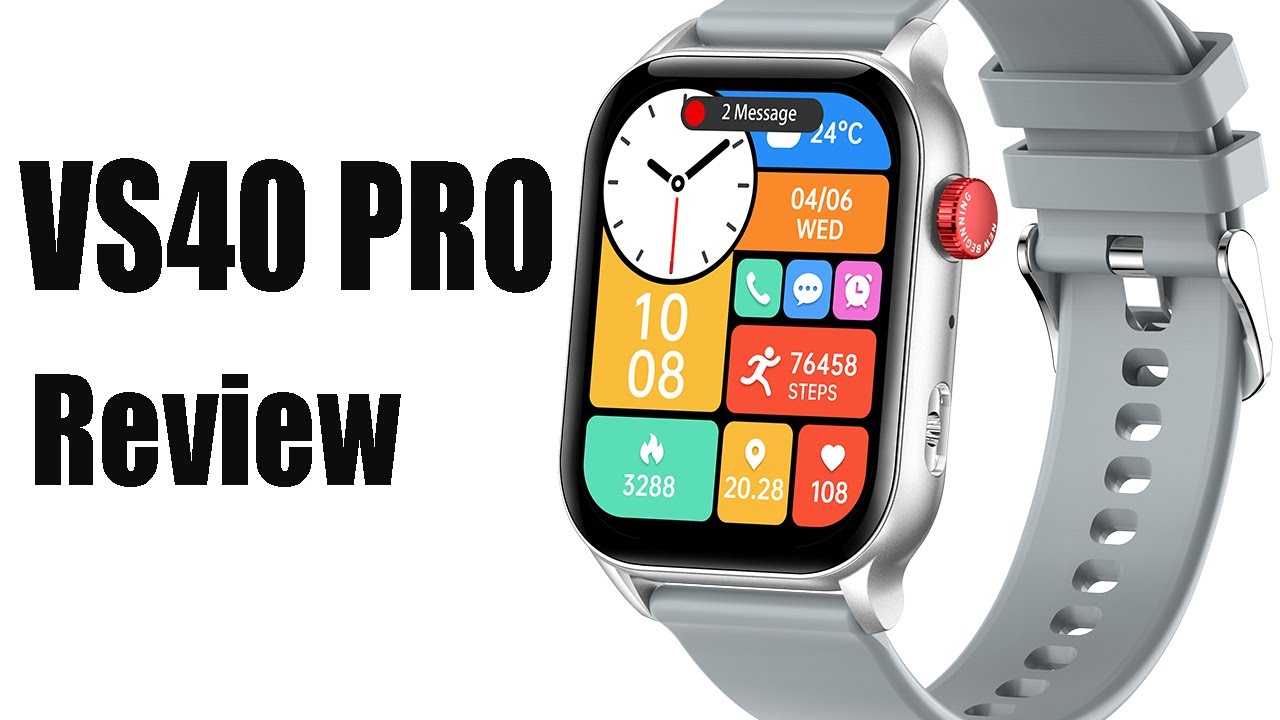 VS40 PRO Smartwatch Fast Review - YouTube