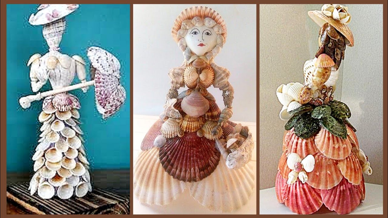 Latest & Beautiful Seashells Doll decoration ideas 2023 - YouTube