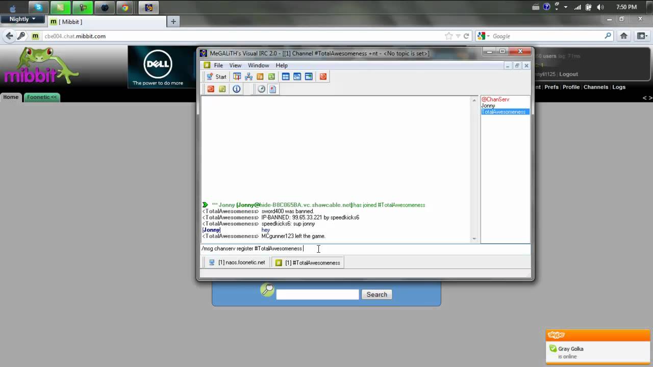 How to set up an IRC - YouTube