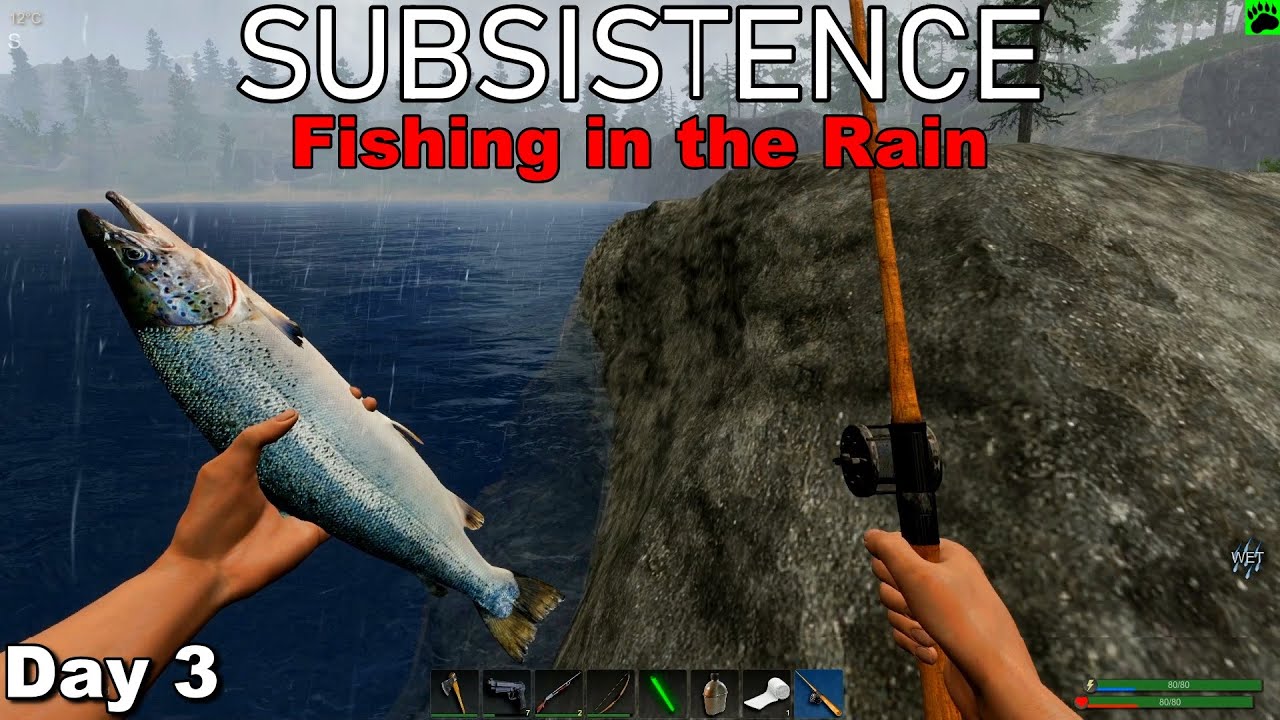 Subsistence Fishing in the Rain Day 3 - YouTube