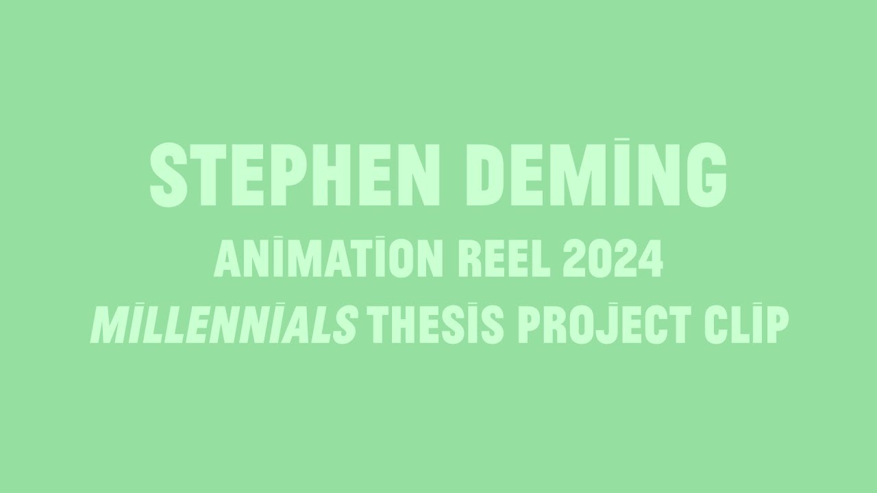 Stephen Deming Animation Reel 2024 - YouTube