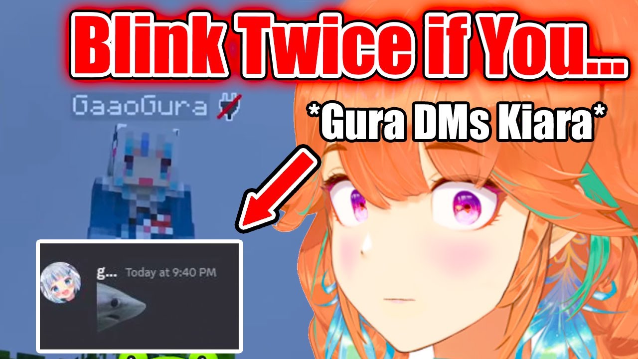 Kiara & Gura’s First Interaction on the New Minecraft Server Is ...