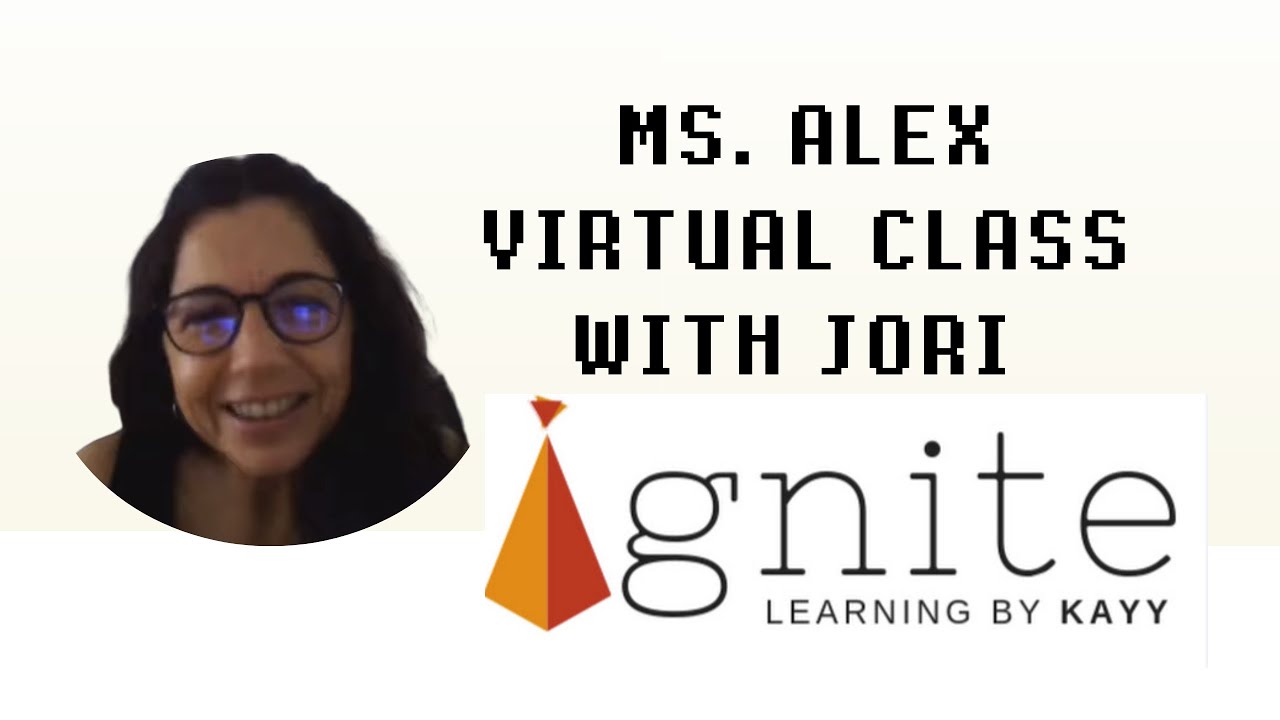 Ms. Alex from Latin Women's Association in a virtual class with Jori ...