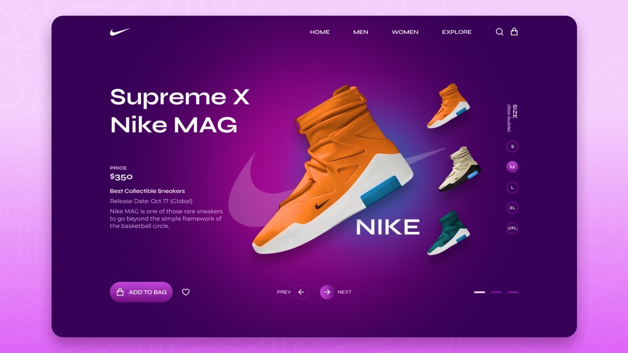 This Sneaker Web UI Feels Incredibly Smooth | GSAP + Swiper Js - YouTube