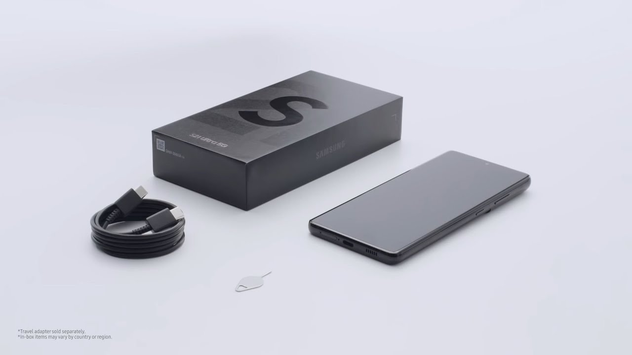 Samsung Galaxy S21 5G Ultra - Whats In The Box? - YouTube