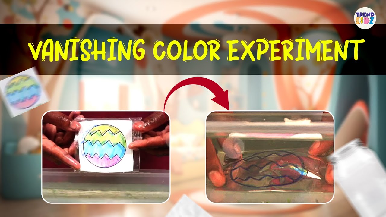 Vanishing Color Experiment | Experiment For Kids | Trend Kidz - YouTube