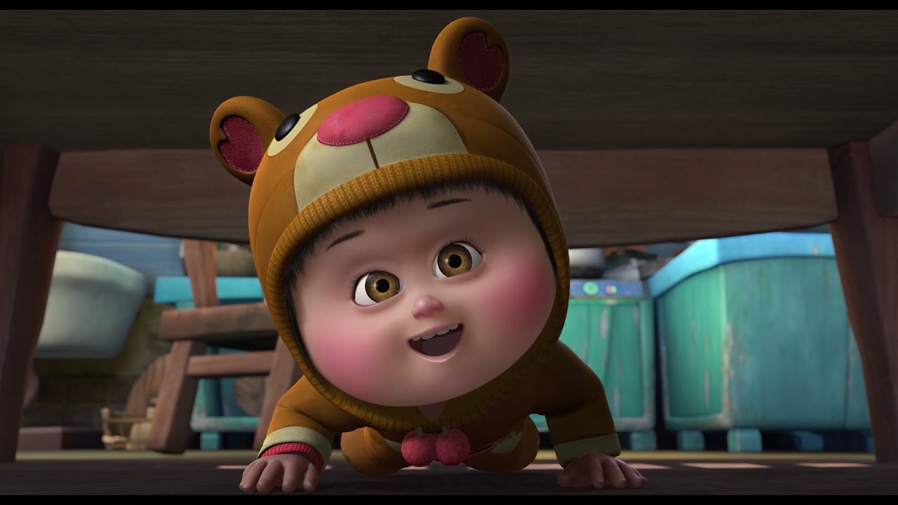 Boonie Bears Movie| To the rescue part 1 -- Vick got a baby - YouTube