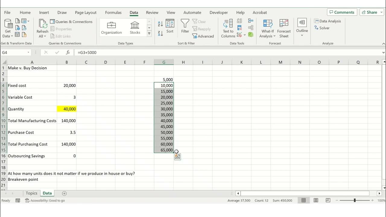Mastering Excel's What-If Analysis: Goal Seek and Data Tables Demystified - YouTube